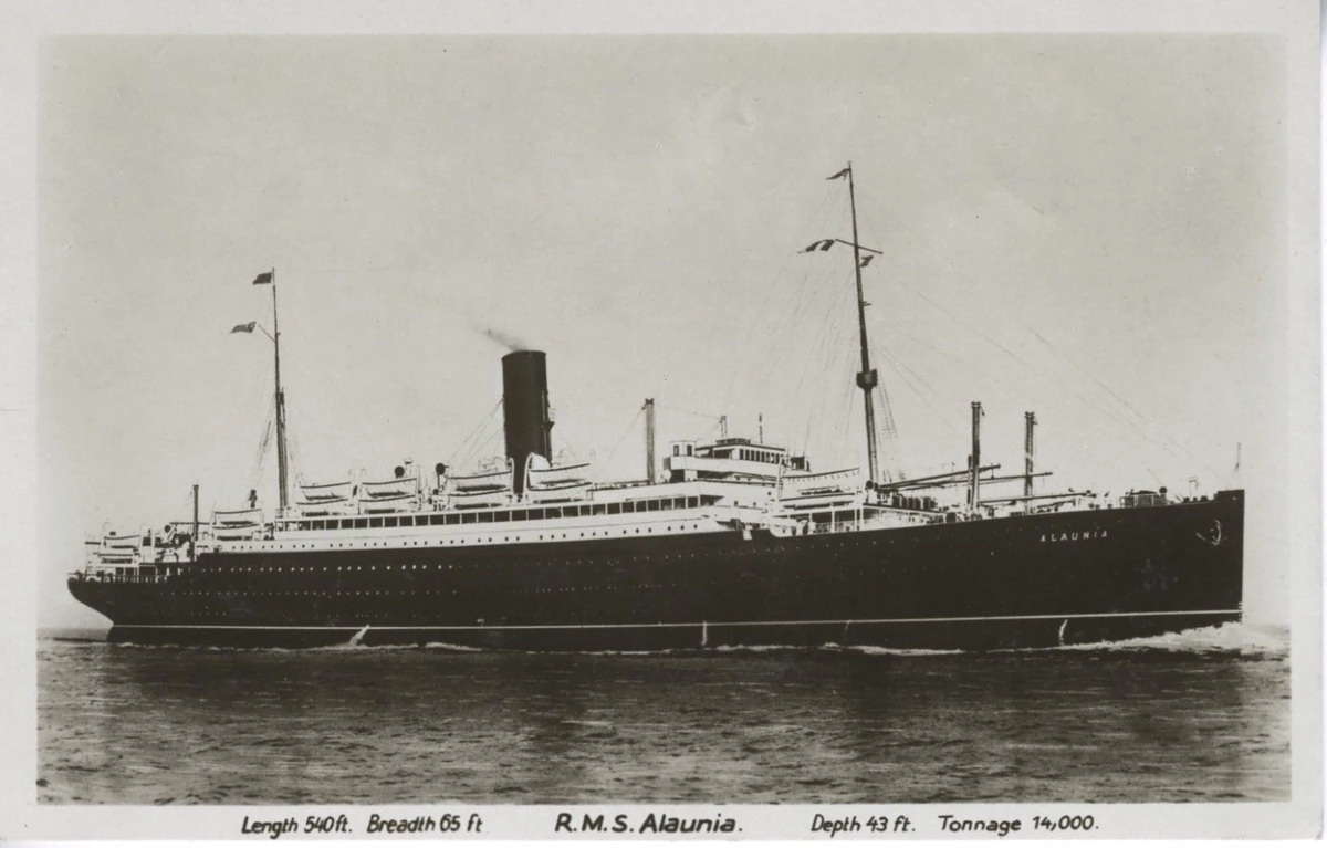 RMS Alaunia (1913) | Passenger-ships-and-liners Wiki | Fandom