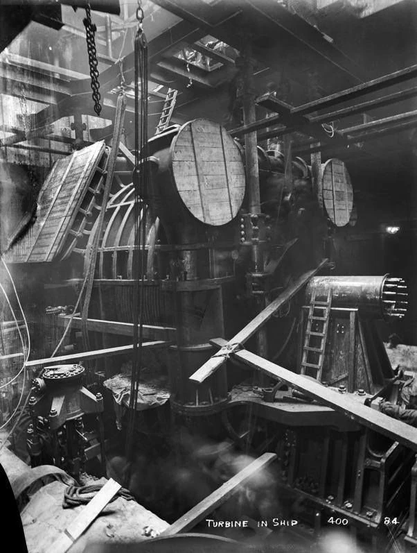 Olympic-class: Turbine Engine Room | Passenger-ships-and-liners Wiki ...