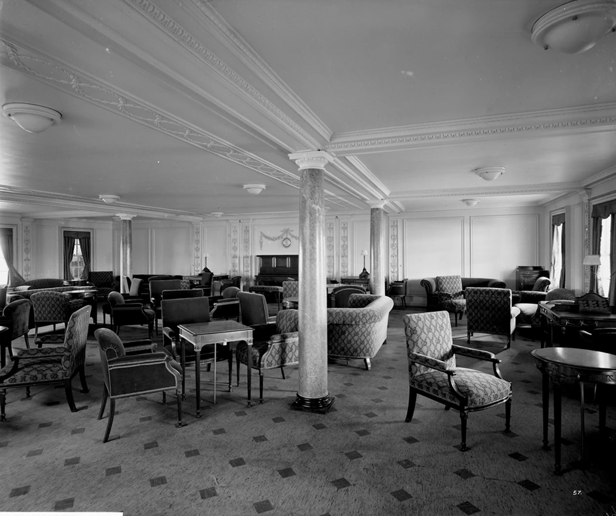 Aquitania: 2nd Class Lounge | Passenger-ships-and-liners Wiki | Fandom