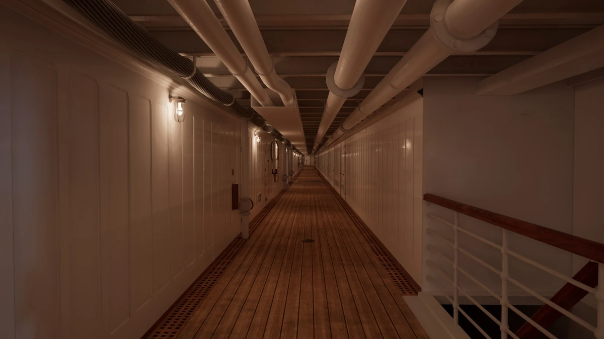 Olympic-class: Crew Alleyway | Passenger-ships-and-liners Wiki | Fandom