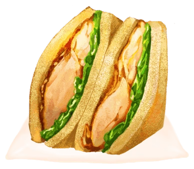 Teriyaki Chicken Sandwich | Dessert Shop ROSE Wiki | Fandom