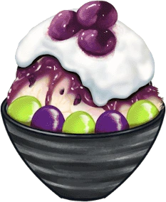 Fluffy Grape Shaved Ice | Dessert Shop ROSE Wiki | Fandom