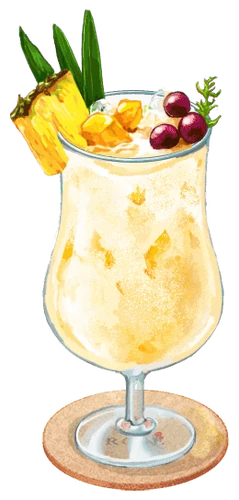 Mocktail Pina Colada | Dessert Shop ROSE Wiki | Fandom