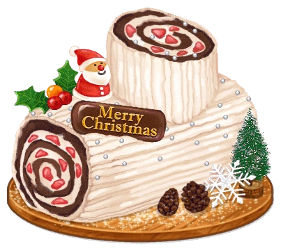 White Buche de Noel | Dessert Shop ROSE Wiki | Fandom