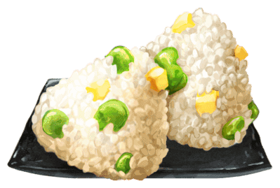 Broad Bean Cheese Onigiri | Dessert Shop ROSE Wiki | Fandom
