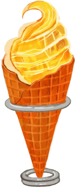 Gold Leaf Vanilla Soft Serve | Dessert Shop ROSE Wiki | Fandom