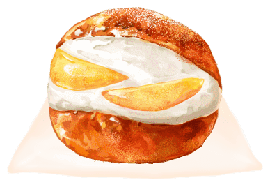 Peach Maritozzo | Dessert Shop ROSE Wiki | Fandom