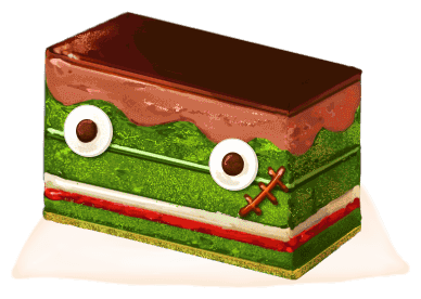 Matcha Monster Opera Cake | Dessert Shop ROSE Wiki | Fandom