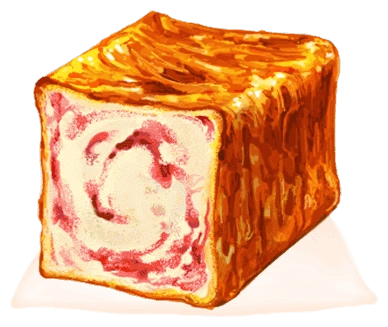Sakura Paste Marble Toast | Dessert Shop ROSE Wiki | Fandom