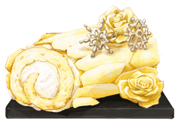 White Yule Log | Dessert Shop ROSE Wiki | Fandom