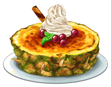 Pineapple Burnt Cream | Dessert Shop ROSE Wiki | Fandom