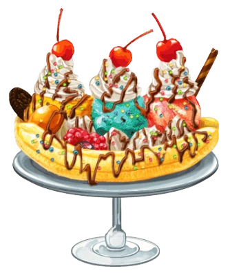 Banana Split | Dessert Shop ROSE Wiki | Fandom