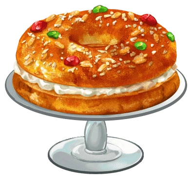 Spanish King Cake | Dessert Shop ROSE Wiki | Fandom