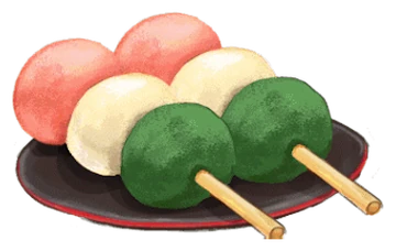 how to make 3 color dango