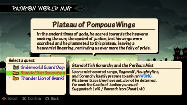 Standoffish Sonarchy and the Perilous Mist | Patapon Wiki | Fandom