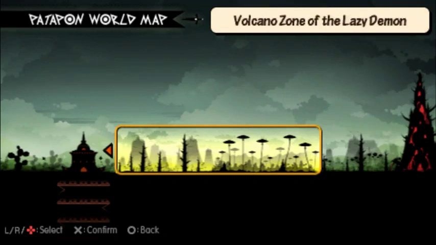 Volcano Zone of the Lazy Demon | Patapon Wiki | Fandom