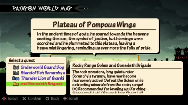 Rocky Range Golem and Bonedeth Brigade | Patapon Wiki | Fandom