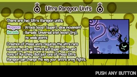 Patapon 1 Rarepons | Patapon Wiki | Fandom