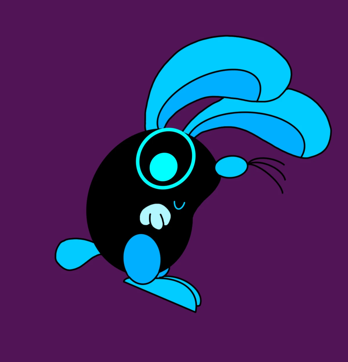 Patchwork Neon bunny | Patchwork Pals Wiki | Fandom