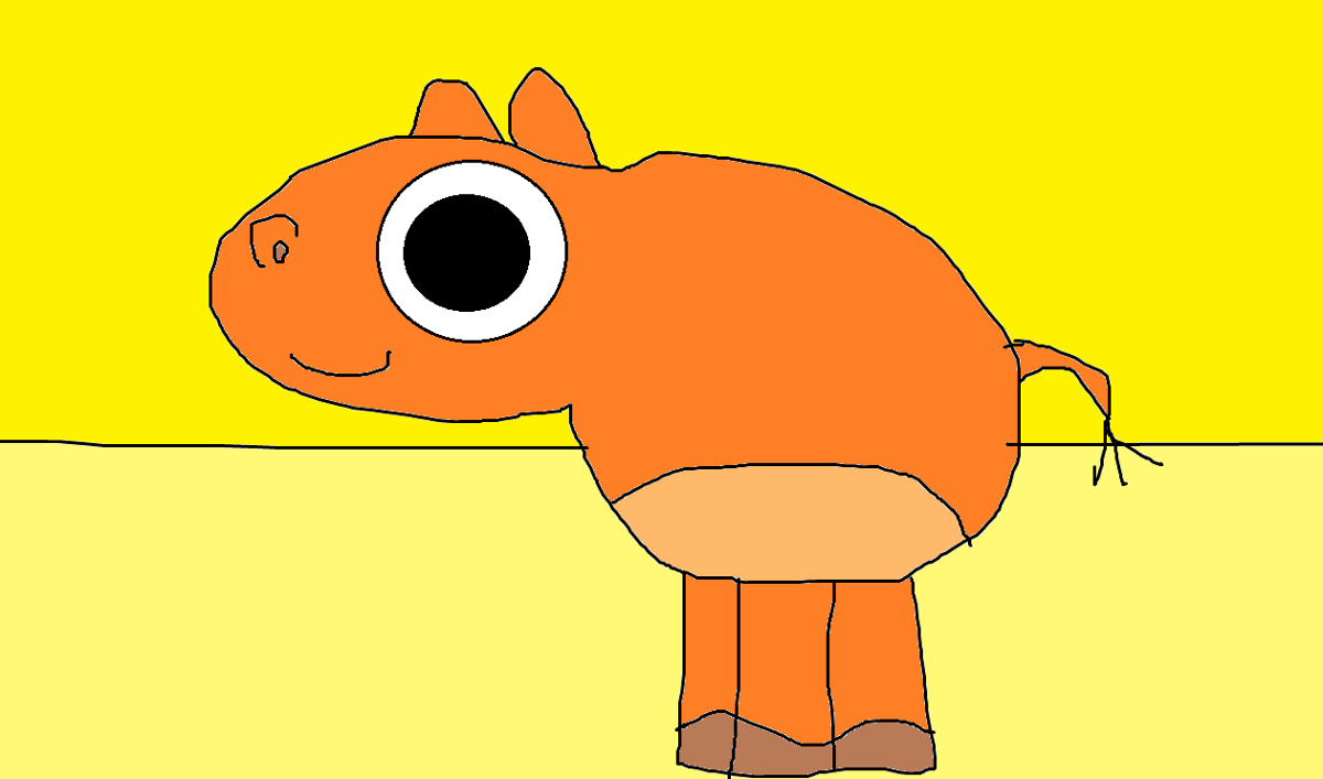 Patchwork Orange hippo | Patchwork Pals Wiki | Fandom