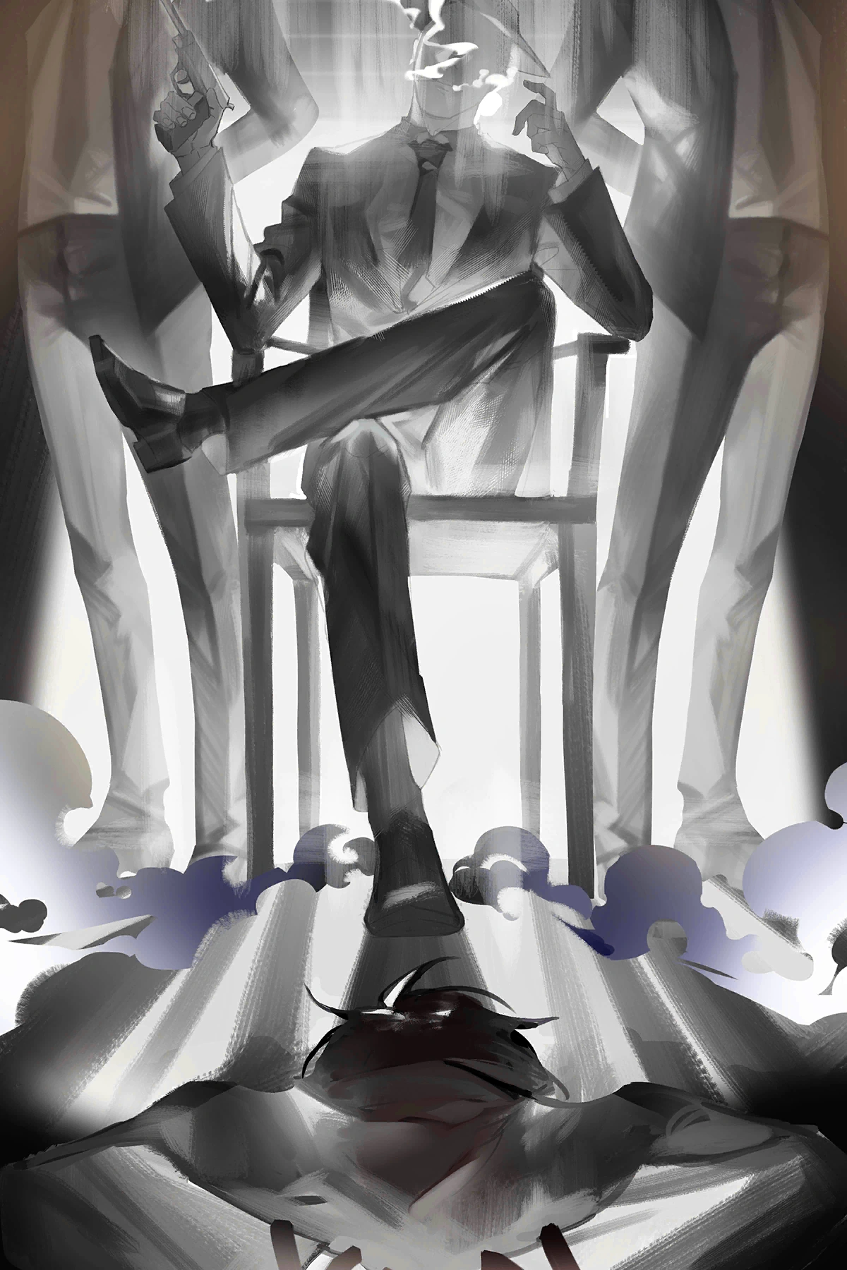 Slenderman X Pyramid Head