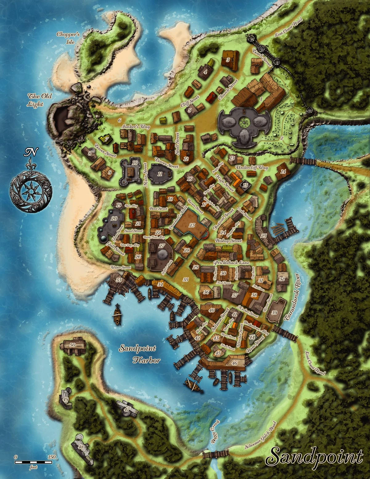 Sandpoint | Pathfinder Posse RotR Wiki | Fandom