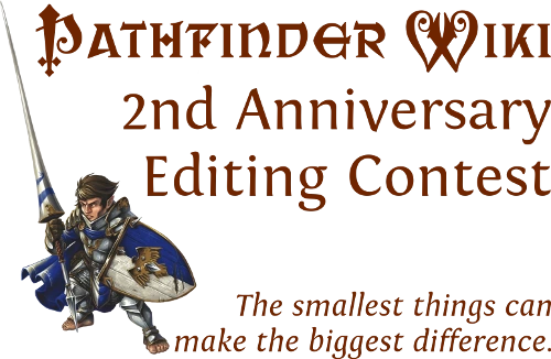 Pathfinder Wiki:Anniversary edit giveaway | Pathfinder Wiki | Fandom