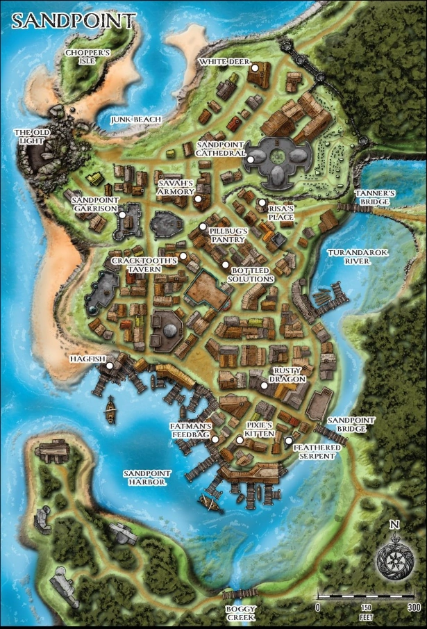 Golarion Map High Resolution