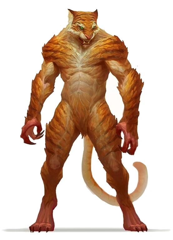 Weretiger - Pathfinder: Kingmaker Wiki