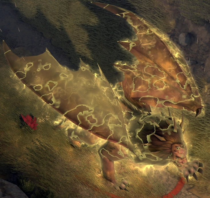 Yellow Dweomanticore - Pathfinder: Kingmaker Wiki