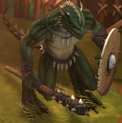 Lizardfolk Sentinel (No Shield) - Pathfinder: Kingmaker Wiki