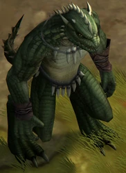 Lizardfolk Patrolman (Villager) - Pathfinder: Kingmaker Wiki