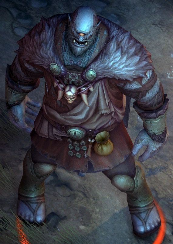 Bloodthirsty Zombie Cyclops Priest - Pathfinder: Kingmaker Wiki
