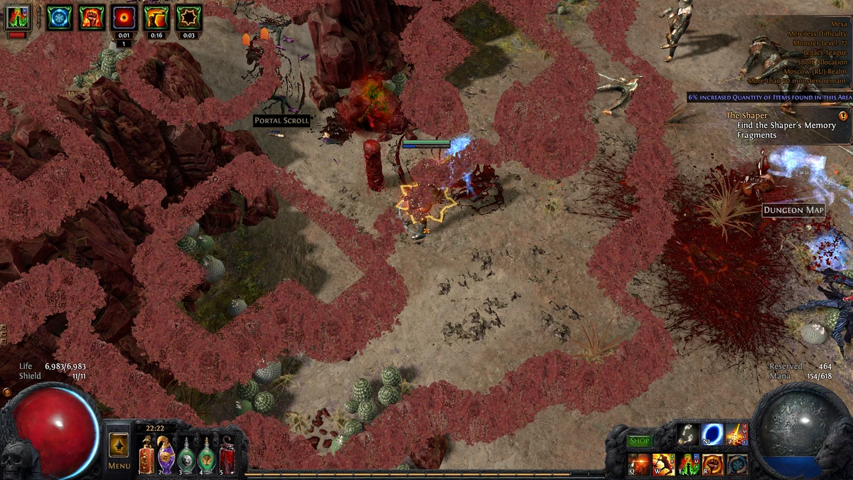 Mesa Map (Atlas of Worlds) - Path of Exile Wiki