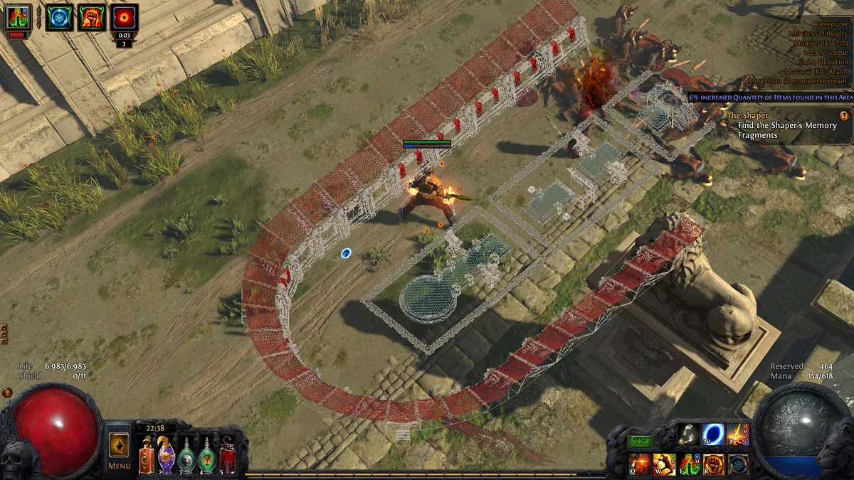 Racecourse Map (Atlas of Worlds) - Path of Exile Wiki