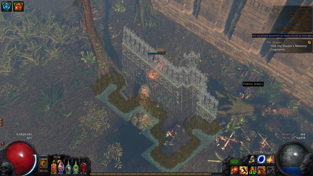 Ramparts Map (Atlas of Worlds) - Path of Exile Wiki