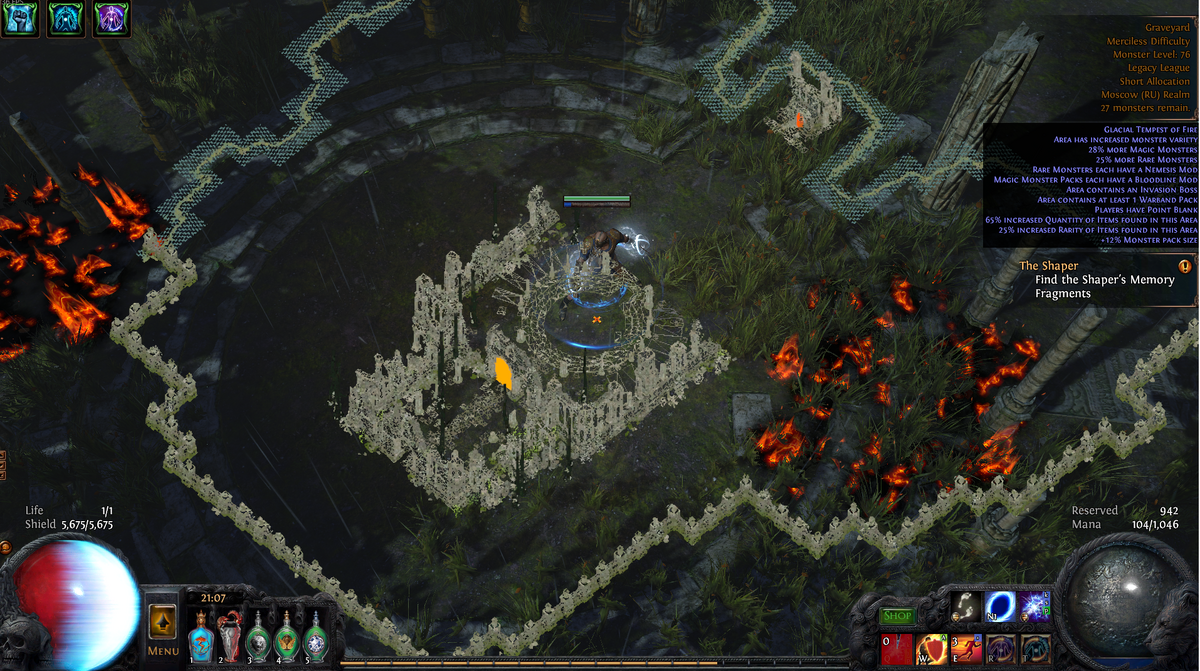 Graveyard Map (Atlas of Worlds) - Path of Exile Wiki