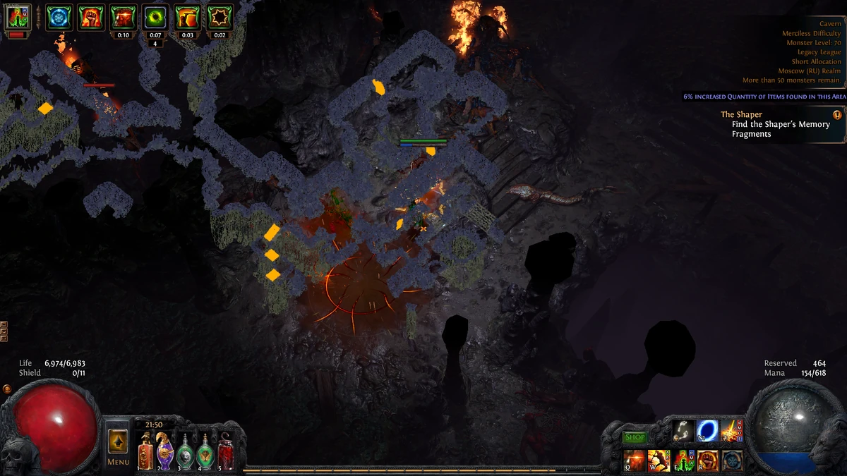 Flooded Mine Map (Atlas of Worlds) - Path of Exile Wiki