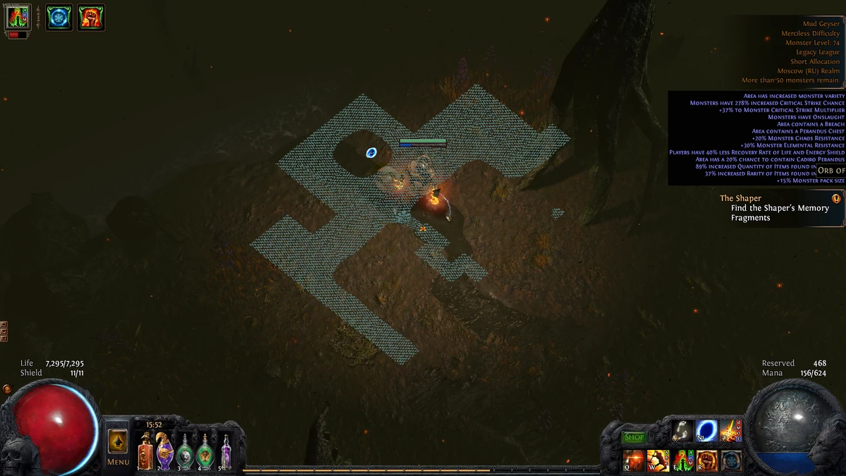 Mud Geyser Map (Atlas of Worlds) - Path of Exile Wiki