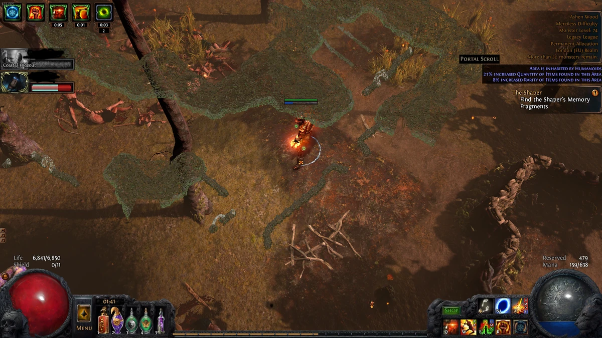 Ashen Wood Map (Atlas of Worlds) - Path of Exile Wiki