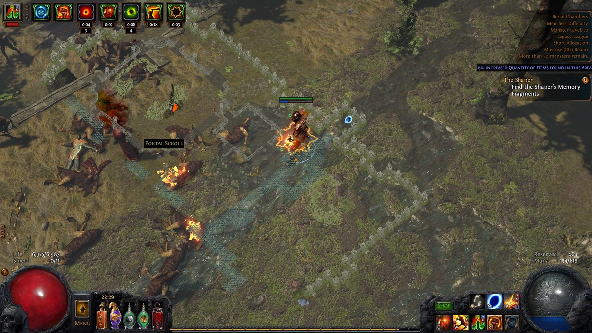 Burial Chambers Map (Atlas of Worlds) - Path of Exile Wiki