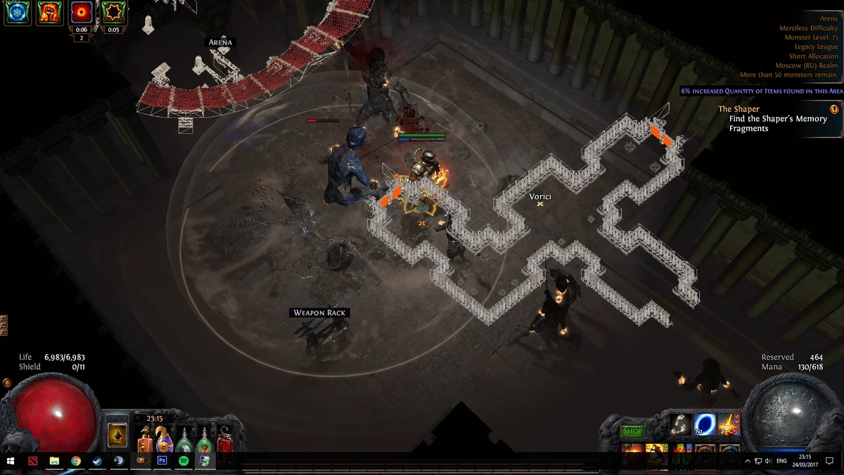 Map:Карта арены (Атлас миров) — Path of Exile Wiki