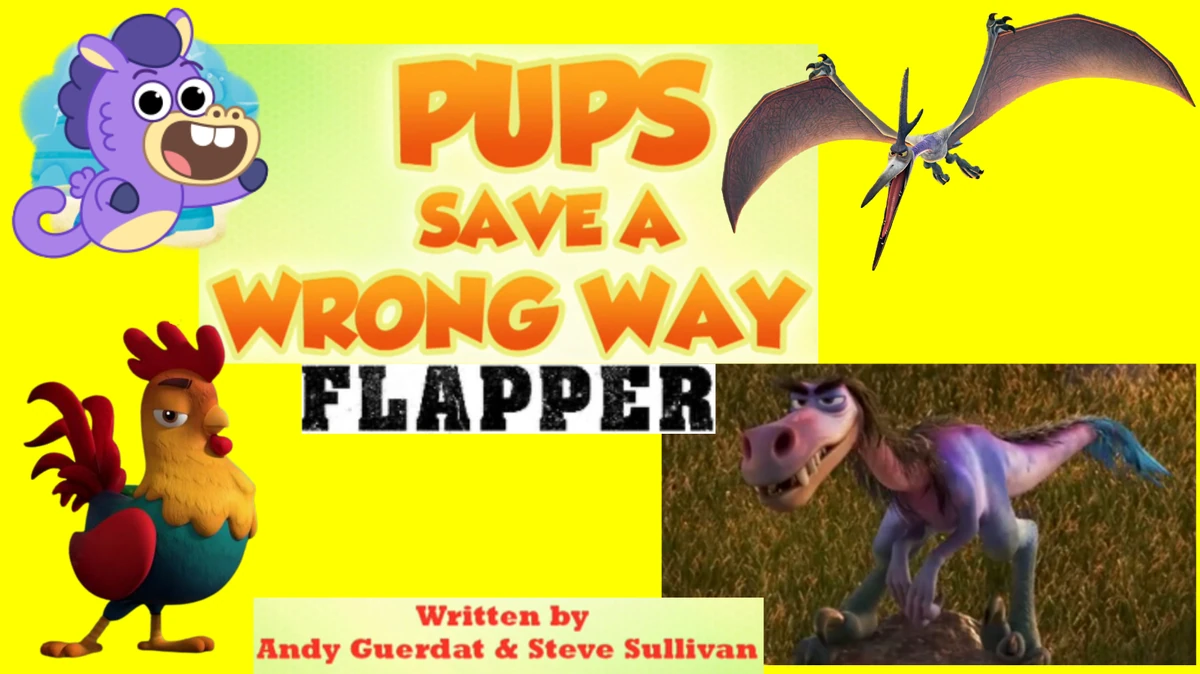 Pups Save A Wrong-Way Flapper | PAW Patrol Crossover: The Newest ...