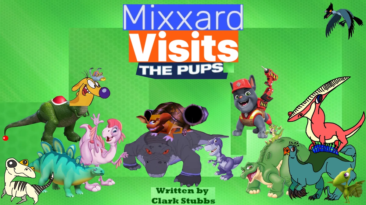 Mixxard Visits The Pups | PAW Patrol Crossover: The Newest Beginning ...