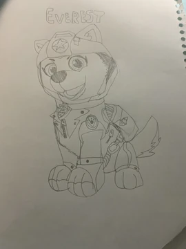 everest paw patrol coloring pages