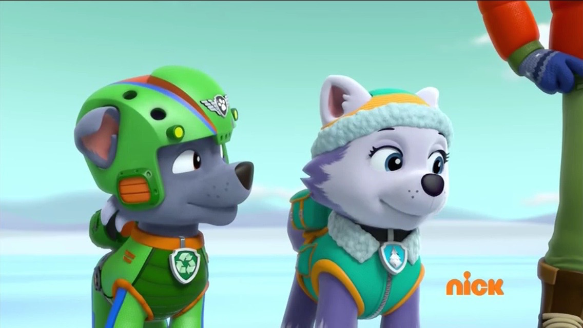 Rocky X Everest Paw Patrol Relationships Wiki Fandom