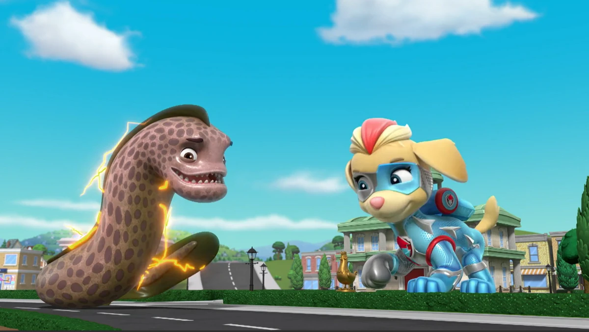 Mighty Pups, Super Paws: Pups Stop a Mighty Eel/Trivia | PAW Patrol Wiki | Fandom
