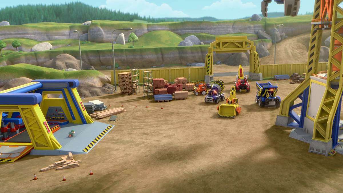Grandpa Gravelgallerythe Crew Builds A Carousel Paw Patrol Wiki