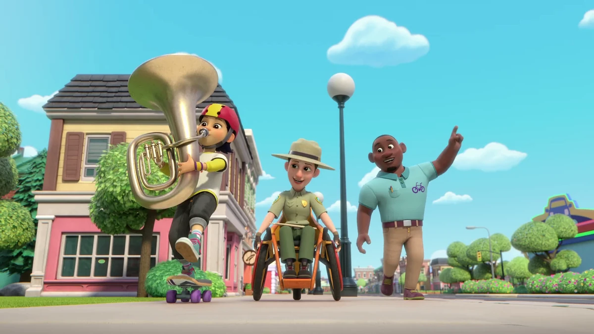 River/Gallery/The Crew Builds Instruments | PAW Patrol Wiki | Fandom