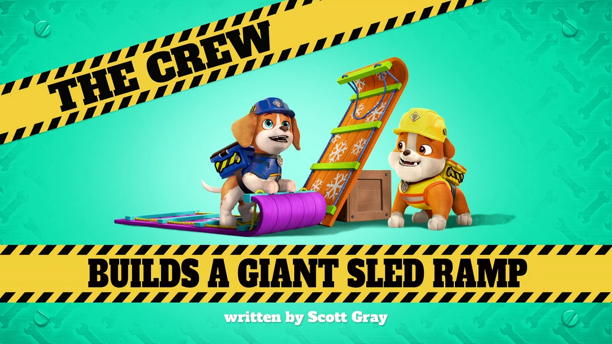 The Crew Builds a Giant Sled Ramp | PAW Patrol Wiki | Fandom
